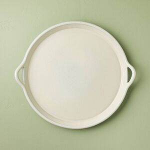 Hearth & Hand | Dining | 75 Oversized Ceramic Tray With Handles Cream ...